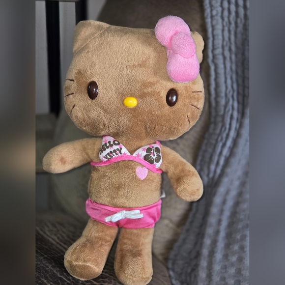Sanrio | Toys | Hello Kitty Sun Kissed Plush Tan Brown In Bikini With ...